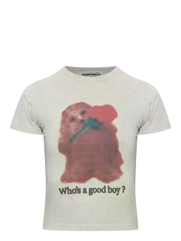 CARNE BOLLENTE Graphic-print T-shirt - Grey