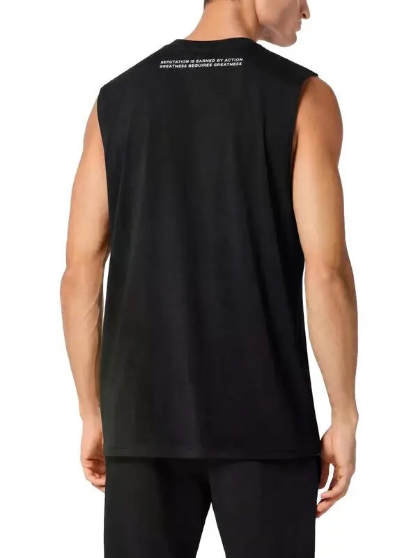 PLEIN SPORT Logo-print Tank Top - Black