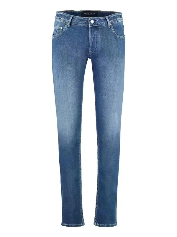 C.P. COMPANY 5-pocket Straight-leg Jeans - Blue