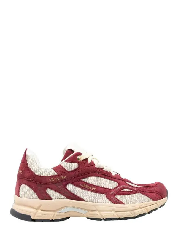THE MERCER BRAND The Re-run Panelled Sneakers - Red