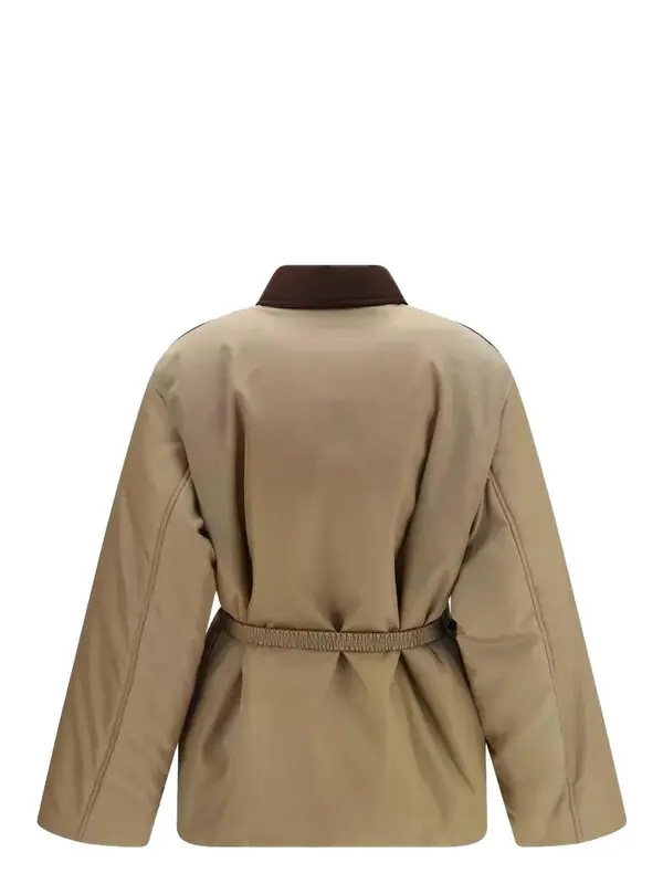 Versace Belted Medusa Jacket - Neutrals