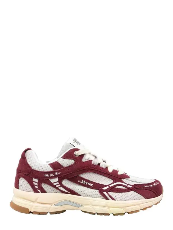 THE MERCER BRAND The Re-run Panelled Sneakers - Red