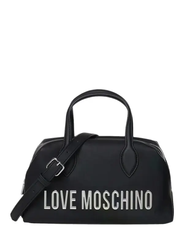 Moschino Logo-lettering Tote Bag - Black