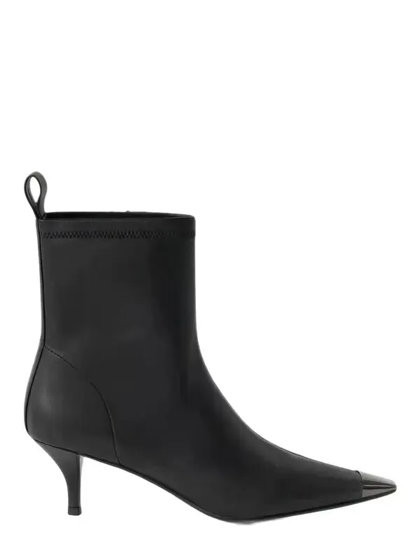 Furla Metal Ankle Boots - Black