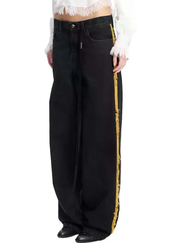 ANN DEMEULEMEESTER Annela Straight-leg Jeans - Black
