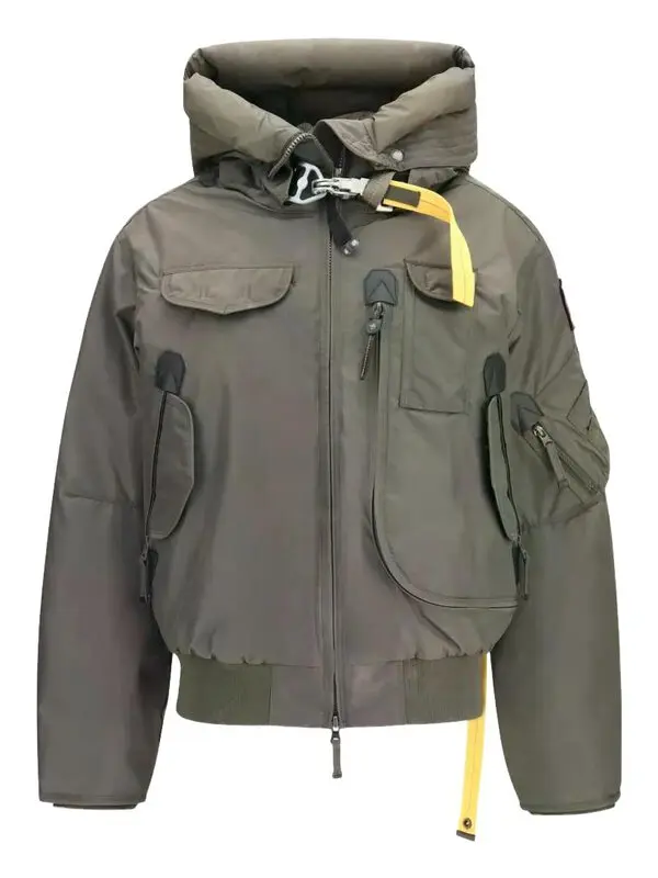 PARAJUMPERS Gobi Hooded Bomber Jacket - Grey
