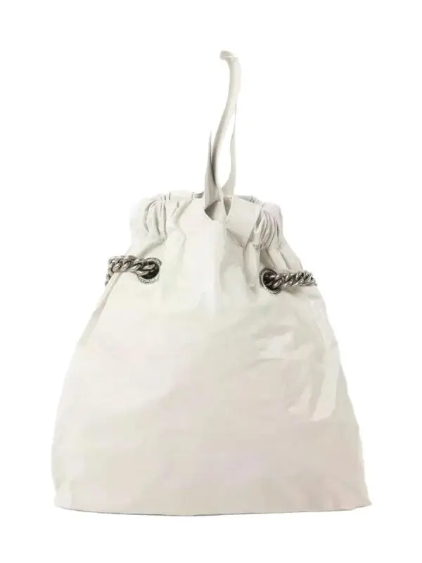 Balenciaga Small Crush Tote Bag - White