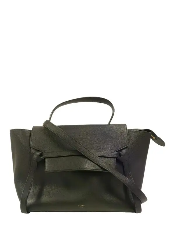 Celine Mini Belt 2 Way Tote Bag - Black