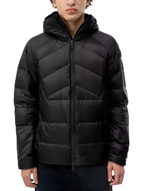 BOSS Quilted Hooded Jacket - Black