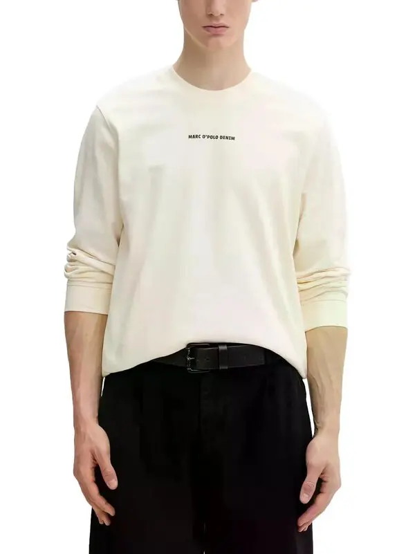 Marc O'polo Graphic-print Logo-print Sweatshirt - Neutrals