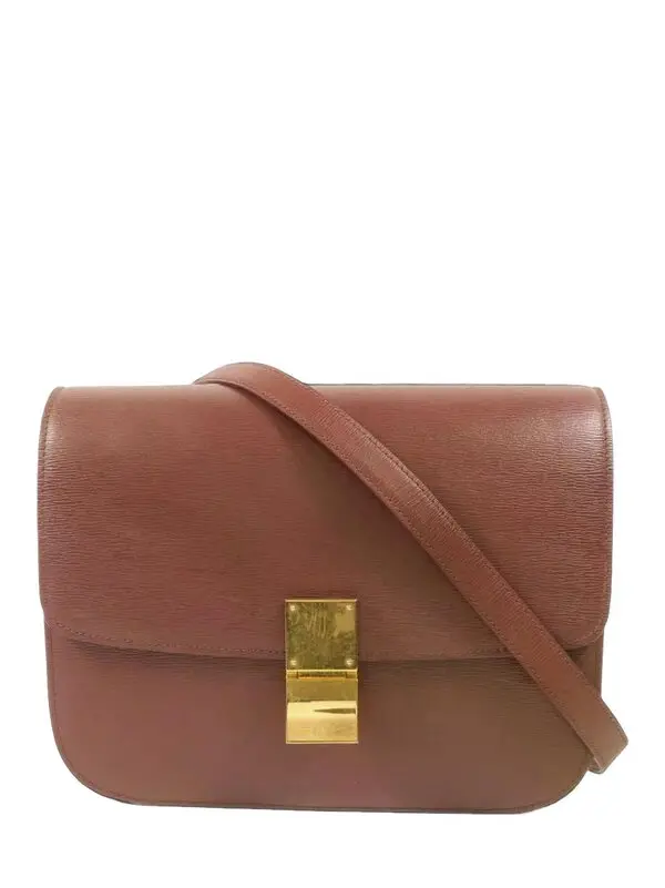Celine Classic Box Shoulder Bag - Brown