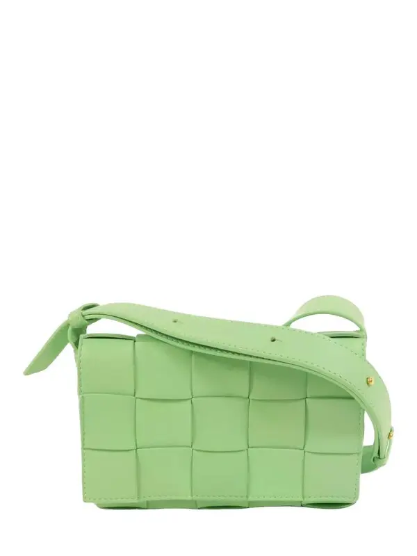Bottega Veneta Small Cassette Shoulder Bag - Green
