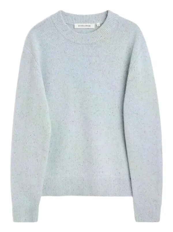 SUNFLOWER Moon Donegal Wool Sweater - Blue