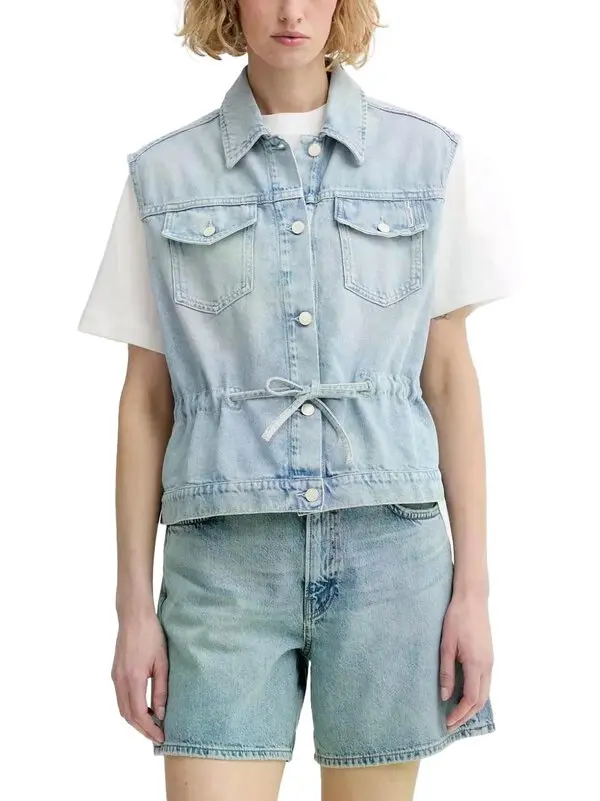 Marc O'polo Drawstring Denim Jacket - Blue