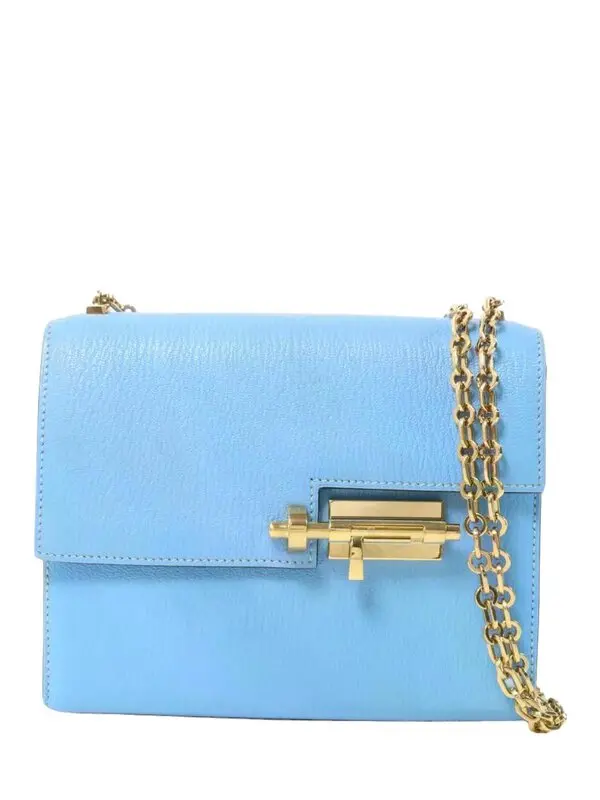 Hermès 2019 Mini Verrou Chain Shoulder Bag - Blue