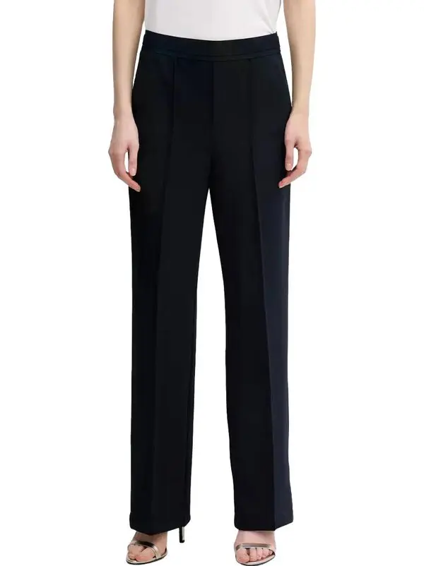 MARC AUREL Pressed-crease Straight-leg Trousers - Blue