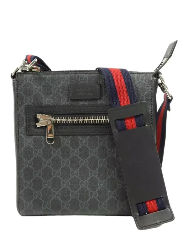 Gucci Gg Supreme Messenger Bag - Black