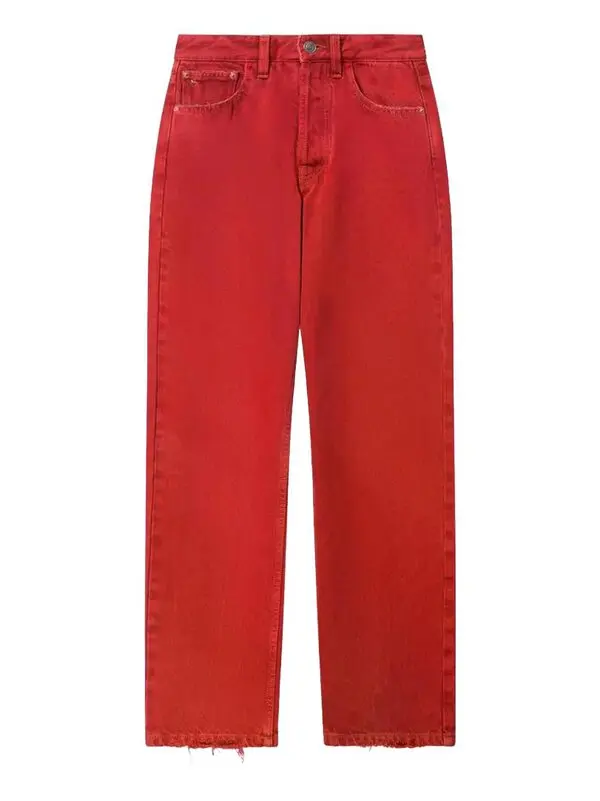 Isabel Marant Étoile Daya Straight-leg Jeans - Red