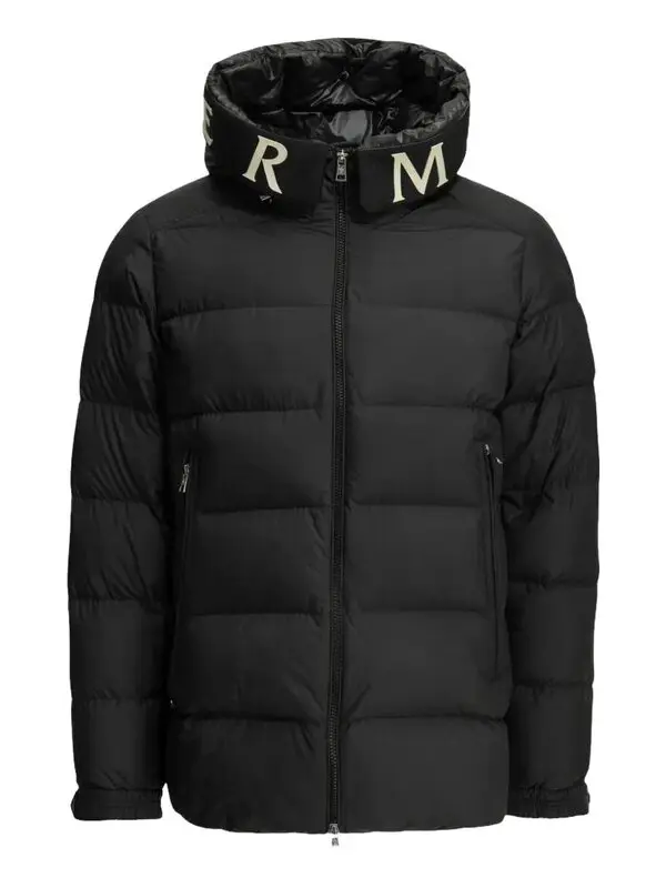 Moncler Orvelle Hooded Mid-length Down Jacket - Black