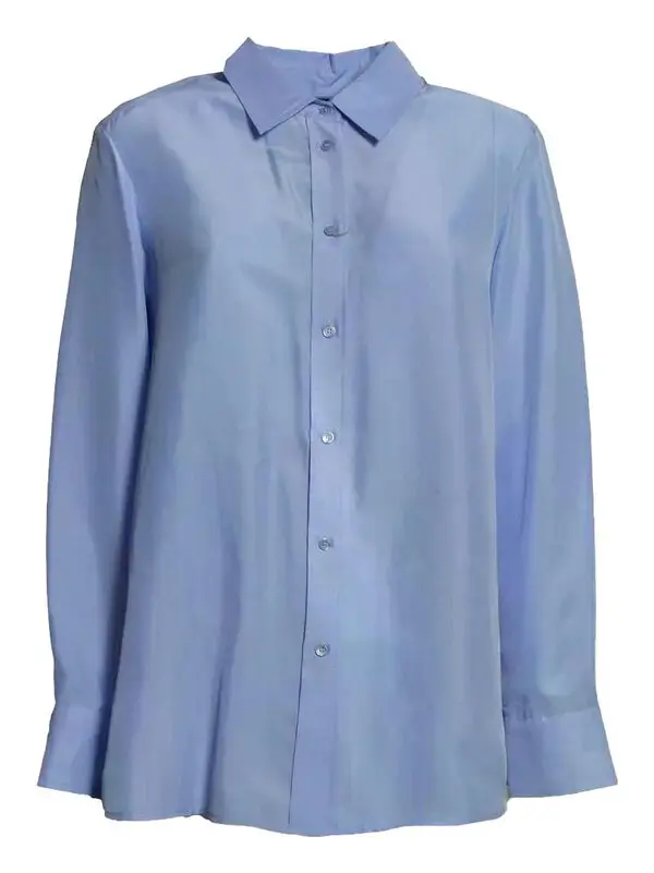 Max Mara Button-down Long-sleeve Shirt - Blue