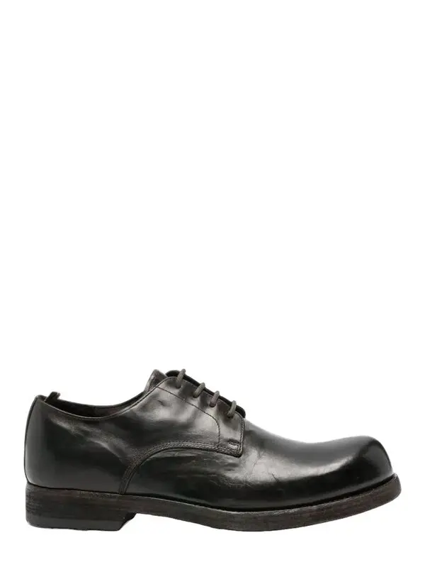 Officine Creative Lace-up Leather Derby Shoes - Brown