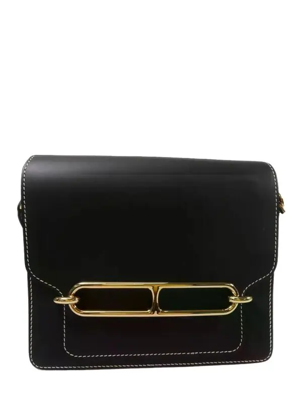 Hermès Roulis 23 Leather Shoulder Bag - Black