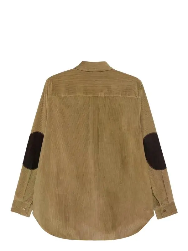 SEMICOUTURE Pollyana Corduroy Shirt - Green