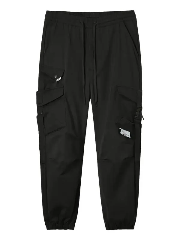 MUSIUM DIV. Drawstring Cargo Pants - Black