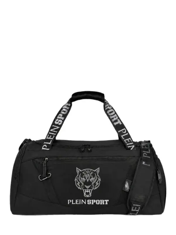 PLEIN SPORT Tiger-motif Duffle Bag - Black