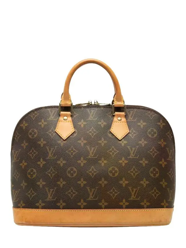 LOUIS VUITTON 2000 Monogram Alma Pm Handbag - Brown