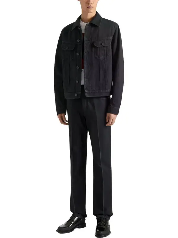 Givenchy Straight Fit Jeans With Crease Effect - Black