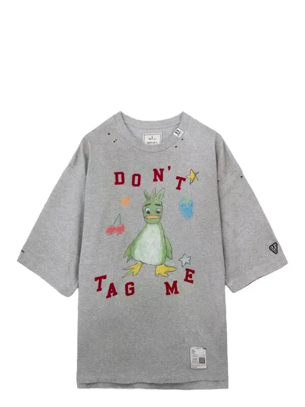 Mihara Yasuhiro Leon Doodle Printed T-shirt - Grey