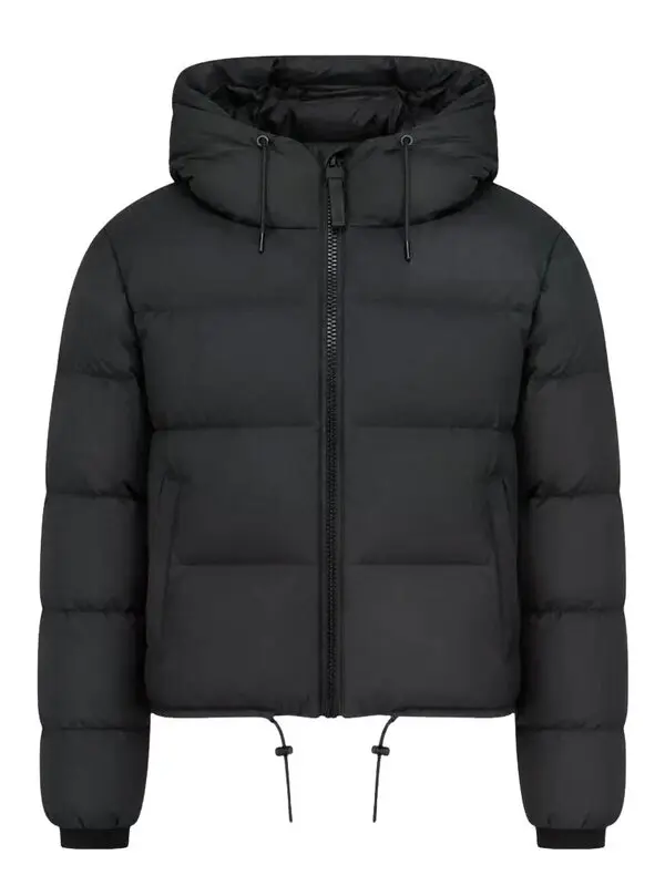 Rains Alta Hooded Puffer Jacket - Black