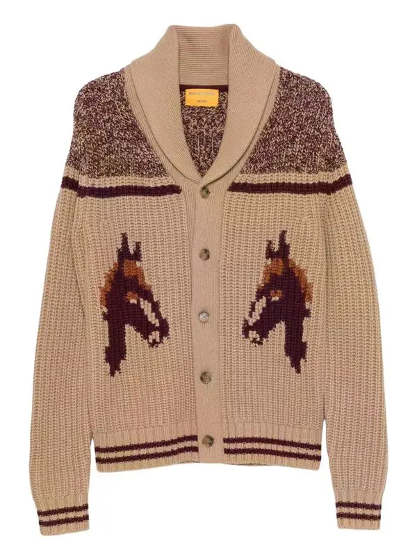 Guest In Residence Rodeo Cardigan - Neutrals