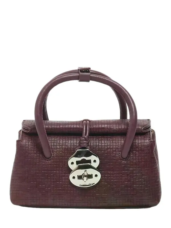 ZANELLATO Baby Dotta Textured Leather Tote Bag - Red