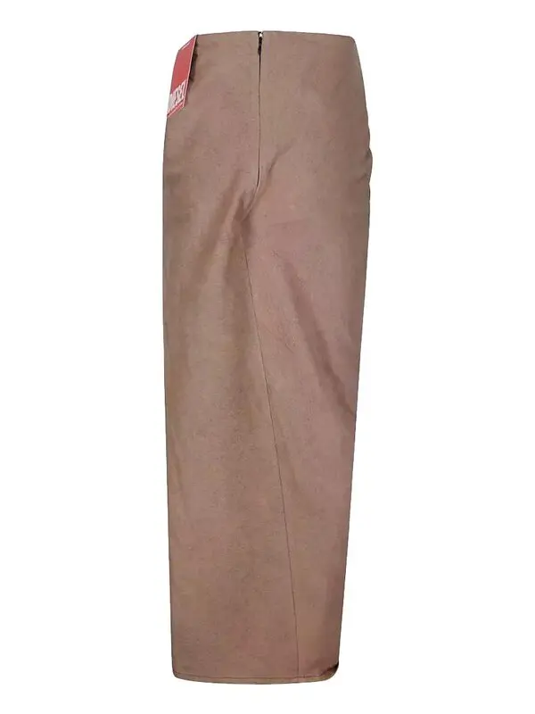 DIESEL® Draped-detail Wrap Maxi Skirt - Brown