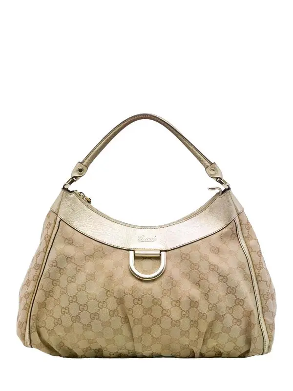 Gucci 2016-2026 Gg Canvas Abbey D Ring Shoulder Bag - Neutrals