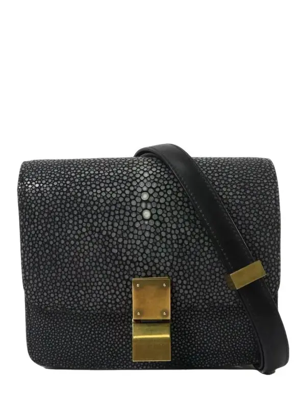 Celine Mini Classic Box Shoulder Bag - Black
