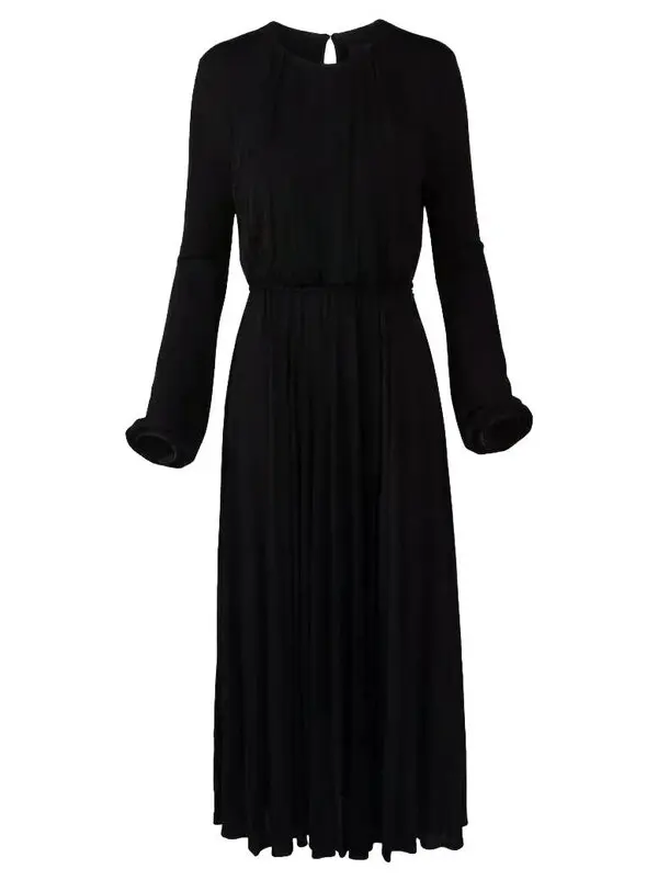 Valentino Garavani Long-sleeve Maxi Dress - Black