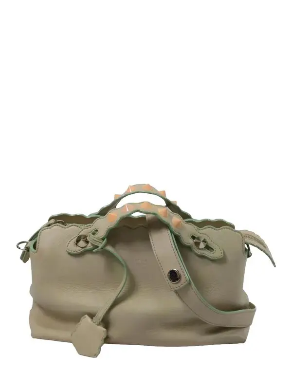 Fendi By The Way Scalloped-trim Tote Bag - Neutrals