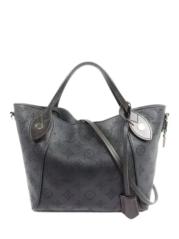 LOUIS VUITTON Pm Hina Mahina Tote Bag - Black