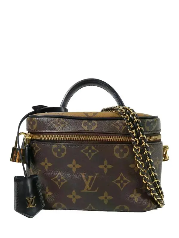 LOUIS VUITTON Pm Monogram Reverse Vanity Shoulder Bag - Brown