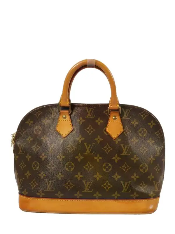 LOUIS VUITTON Alma Monogram Handbag - Brown