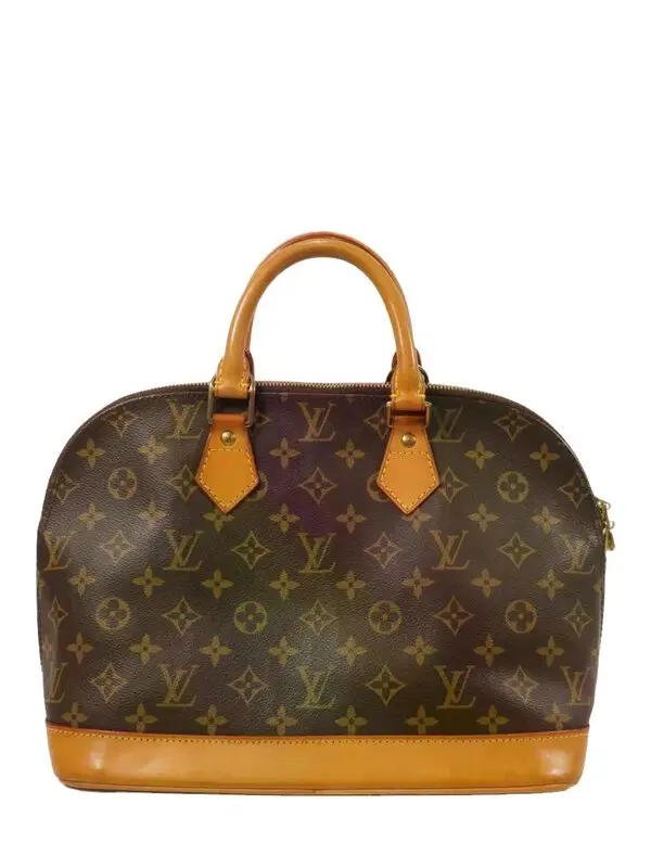 LOUIS VUITTON Alma Monogram Handbag - Brown