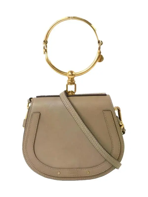 Chloé Nile Leather Shoulder Bag - Neutrals