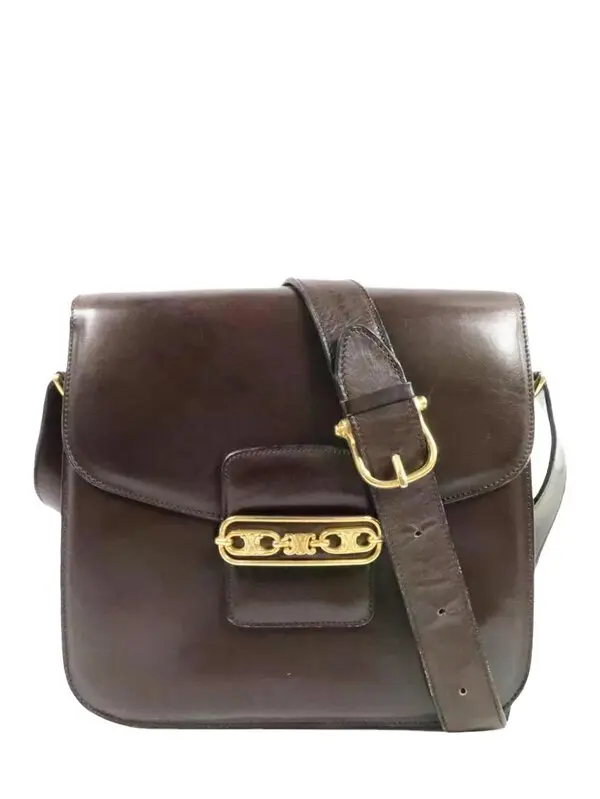 Celine Triomphe Shoulder Bag - Brown