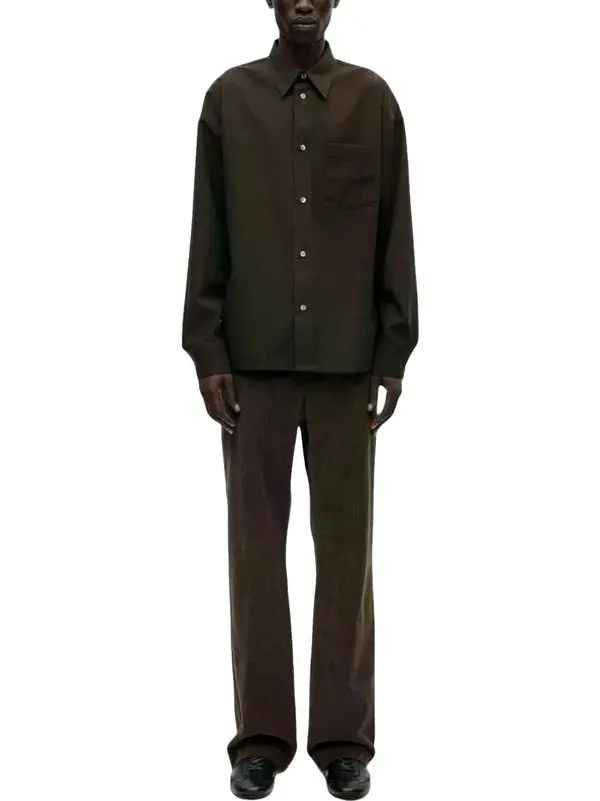 BERNER KUHL Ranch Cotton Shirt - Green