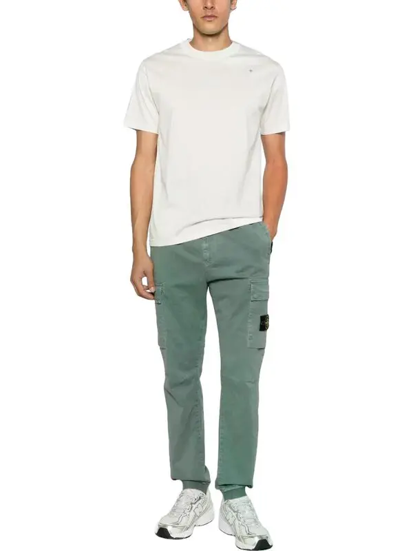Stone Island Logo-patch Cargo Pants - Green