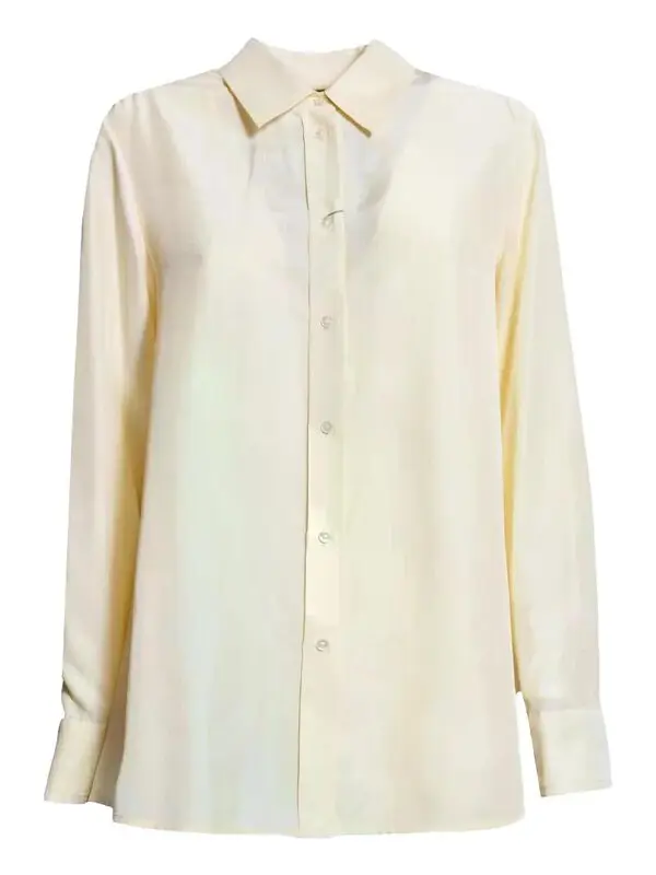 Max Mara Button-down Long-sleeved Shirt - Neutrals
