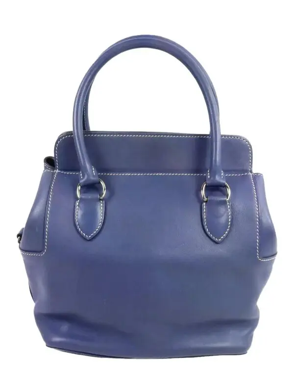 Hermès 20 Tool Box Tote Bag - Blue